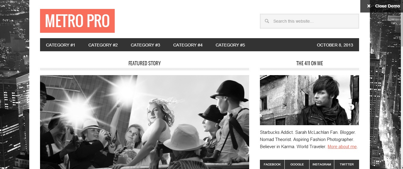 Studiopress Metro Pro Review-Wordpress Mobile Responsive Blog theme